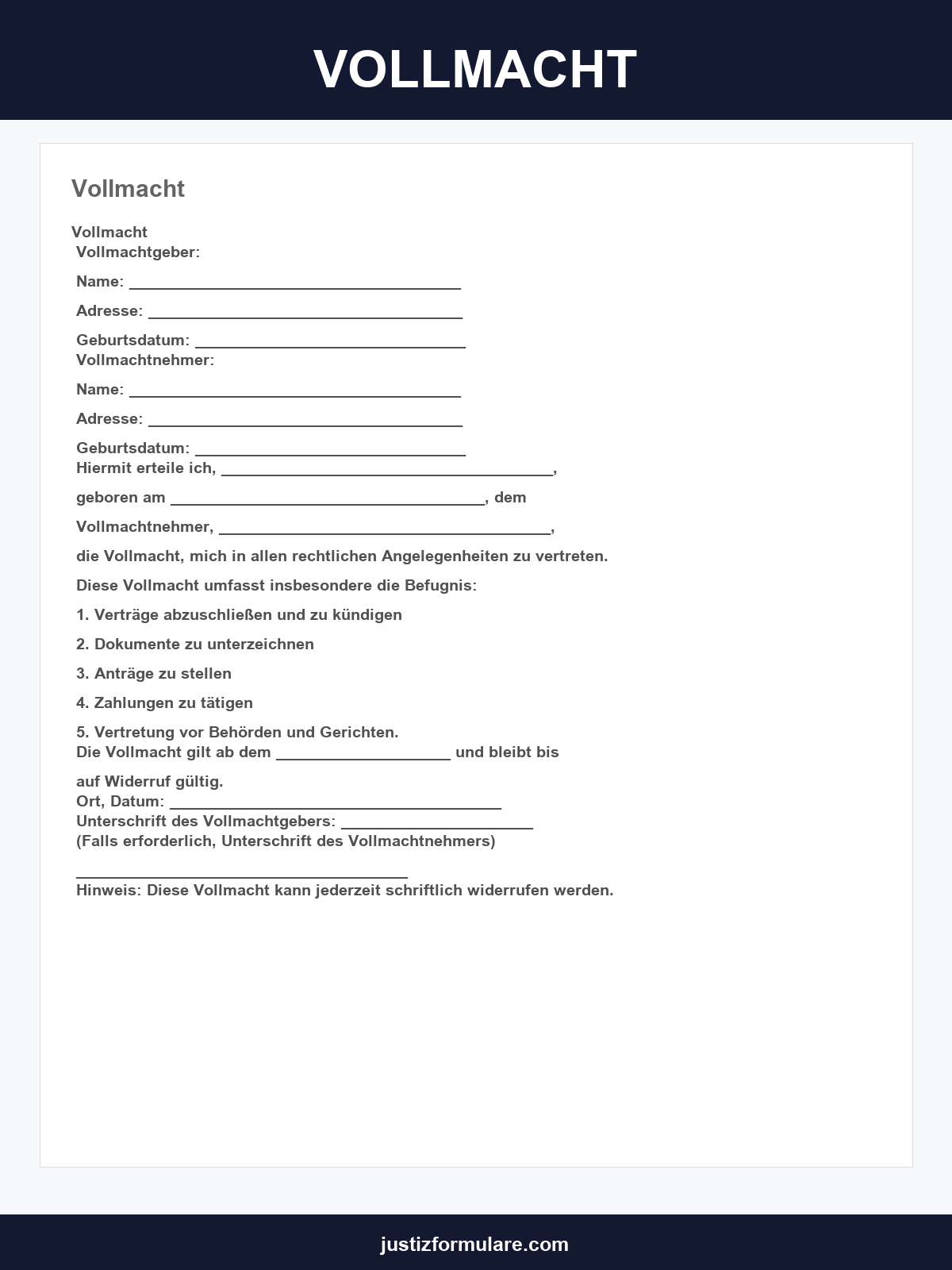 Lbv Hamburg Vollmacht
